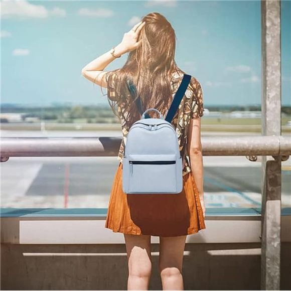 Bags | Mini Backpack Women Girls Blue | Poshmark